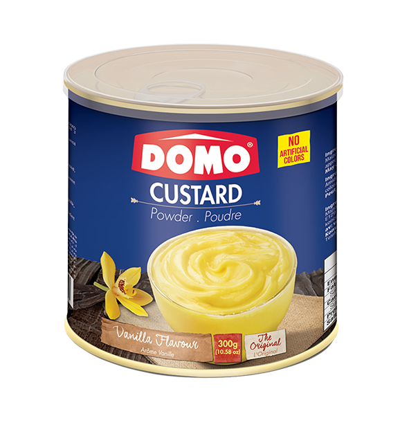 Domo Custard Powder "Vanilla" Tin 300G – Tropifrais
